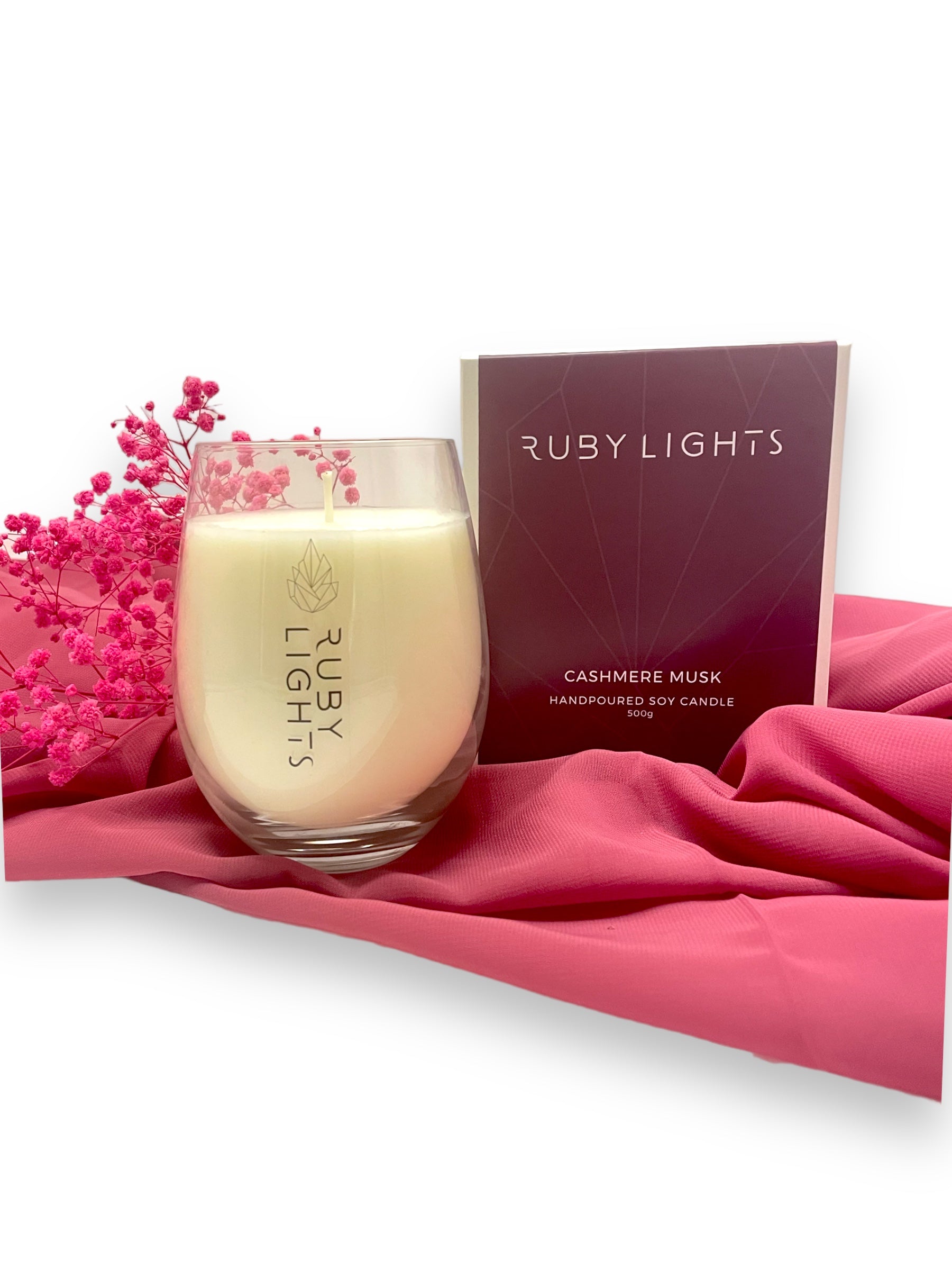 Cashmere Musk - Element Large Soy Candle - 500g – Ruby Lights